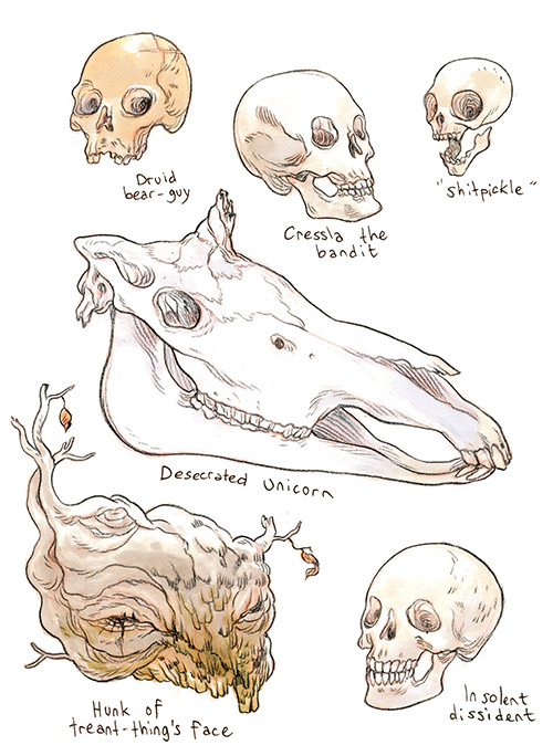 D&D: Skull Collection